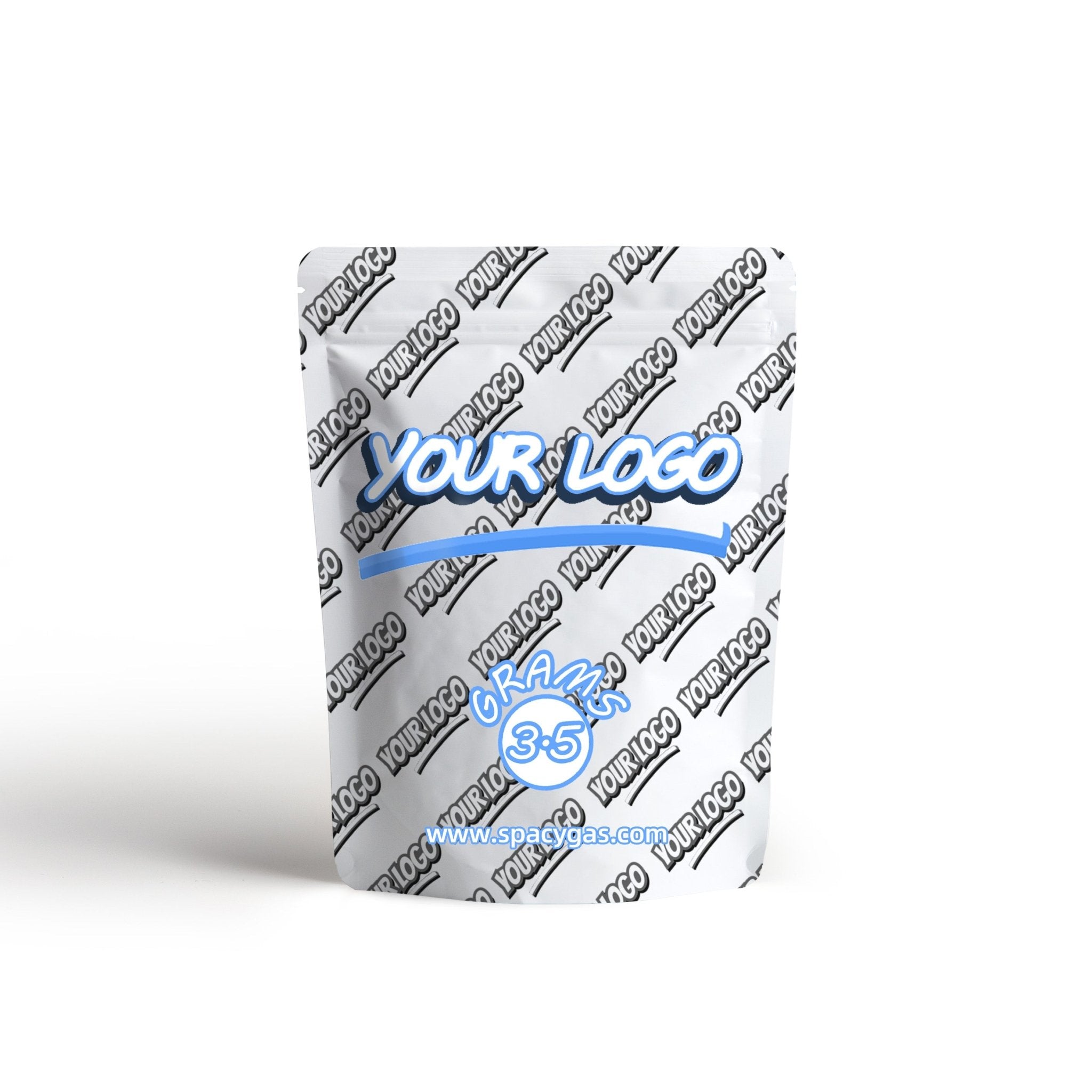 Custom Your Own 3.5 Gram Mylar Bag 4x5" Stand-up Pouch– SpacyGas