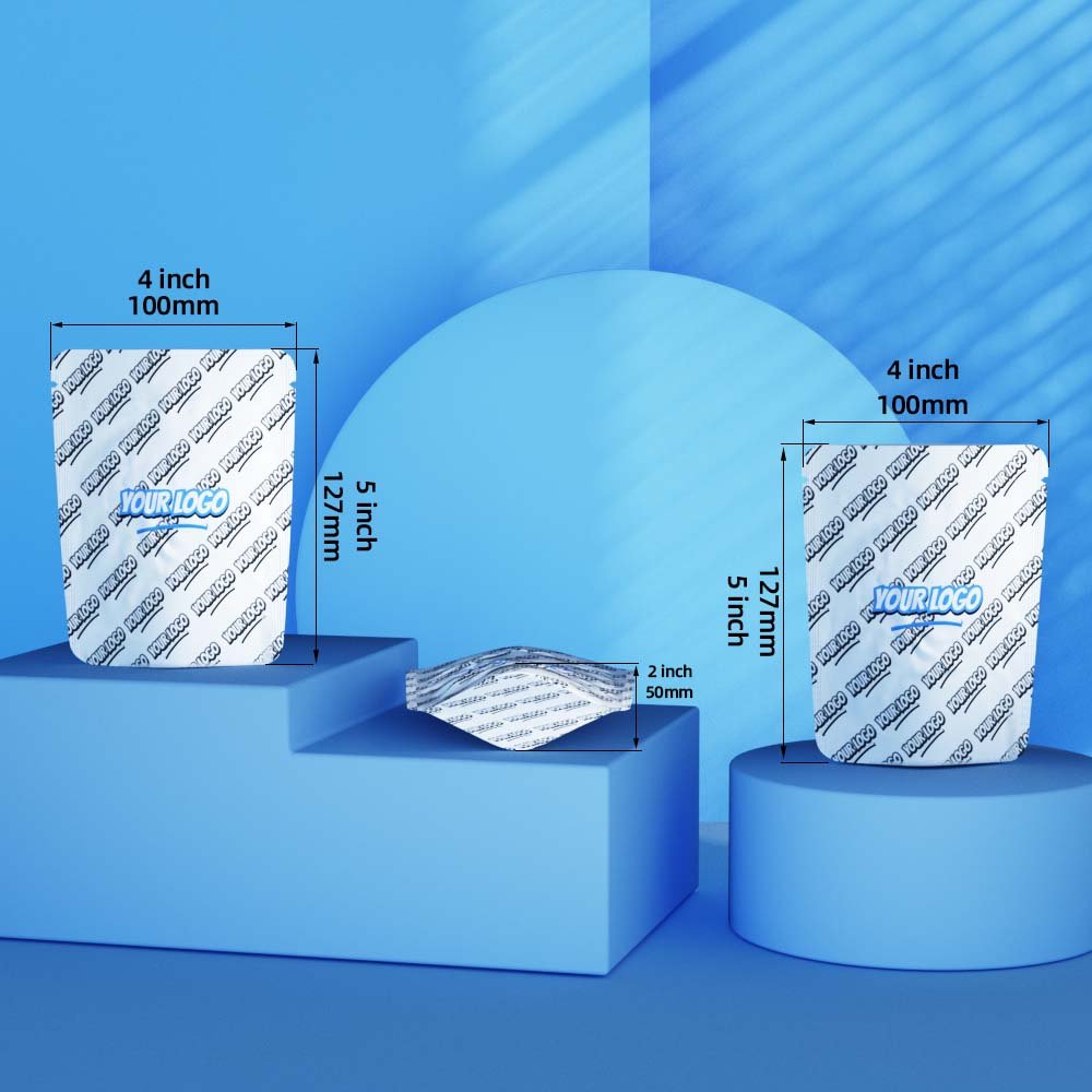 Custom Your Own 3.5 Gram Mylar Bag 4x5" Stand-up Pouch– SpacyGas